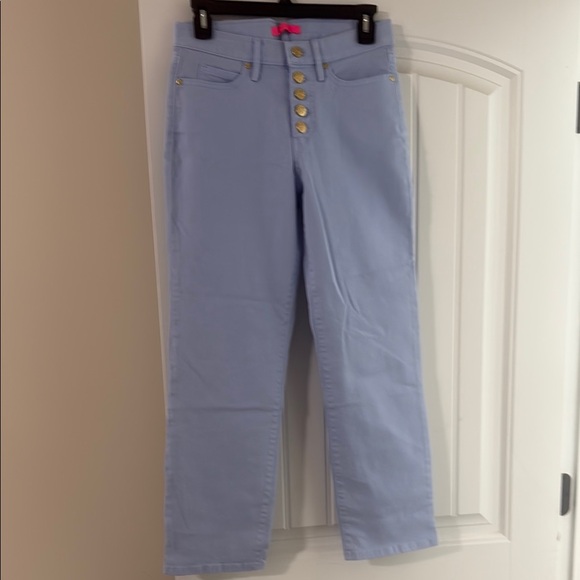 Lilly Pulitzer | Jeans | Lilly Pulitzer South Ocean High Rise Purple ...